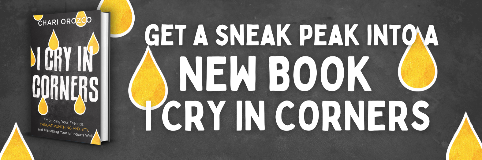 An Excerpt from I Cry In Corners | Todd Parr